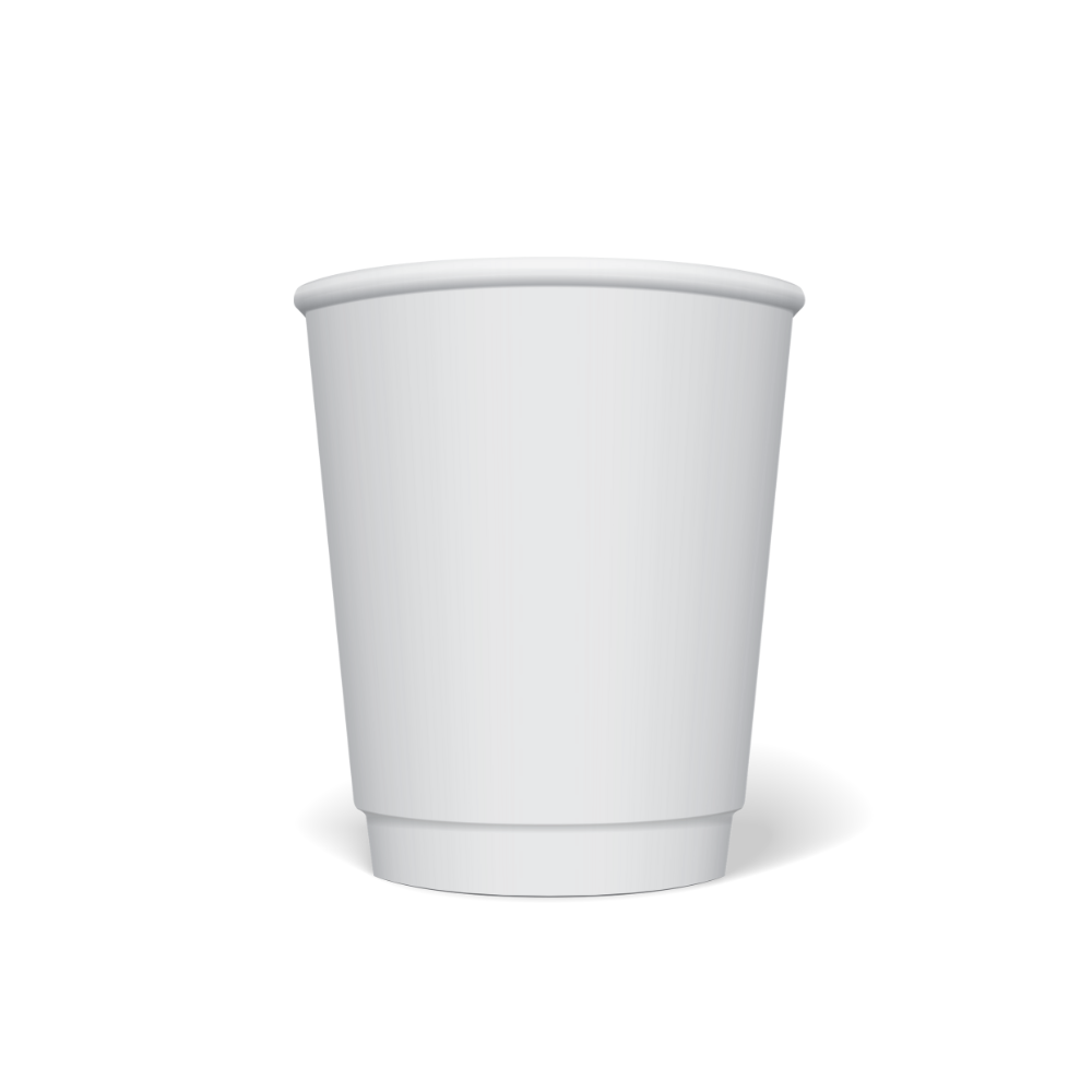 White Double Wall Paper Cup - Box of 500 – Envior